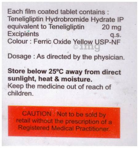 Buy Tenligress 20mg Tablet Online: View Uses, Side Effects, Price ...