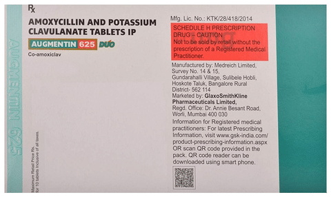 augmentin 625 composition