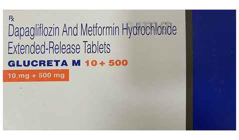 Buy Glucreta M 10/500 Tablet ER Online: View Uses, Side Effects, Price ...