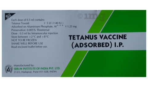 tetanus injection code