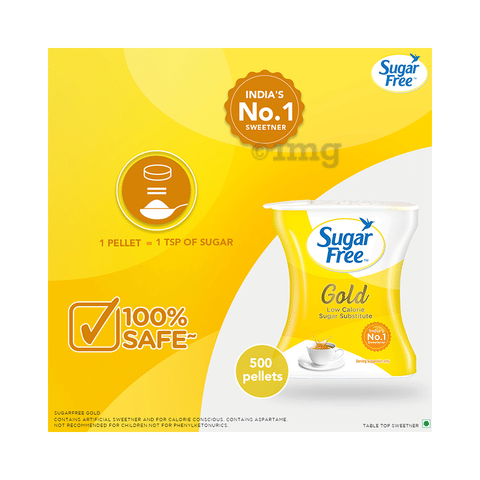 Combo Pack of Sugar Free Gold Low Calorie Sweetener (500) & Neurobion ...