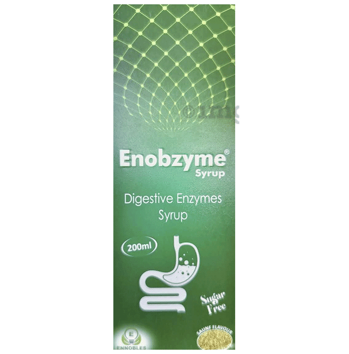 Enobzyme Syrup Saunf Sugar Free: Buy bottle of 200.0 ml Syrup at 𝗯𝗲𝘀𝘁 ...
