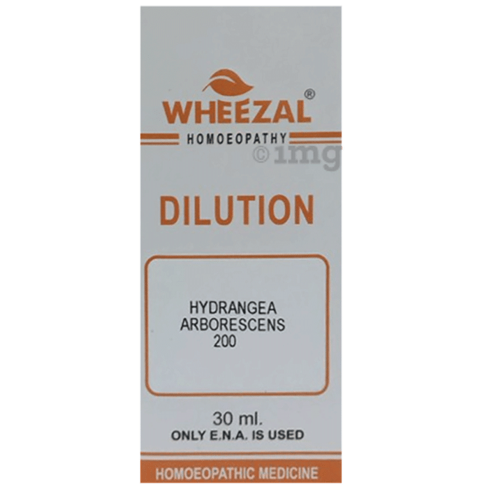 Wheezal Hydrangea Arb Dilution 200 Buy Bottle Of 30 0 Ml Dilution At