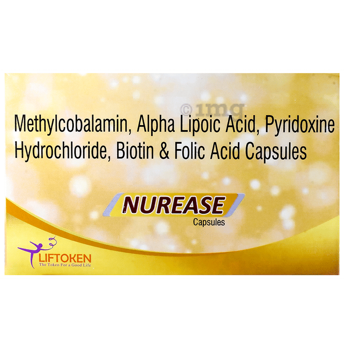 Nurease Capsule: Buy strip of 10.0 capsules at best price in India | 1mg