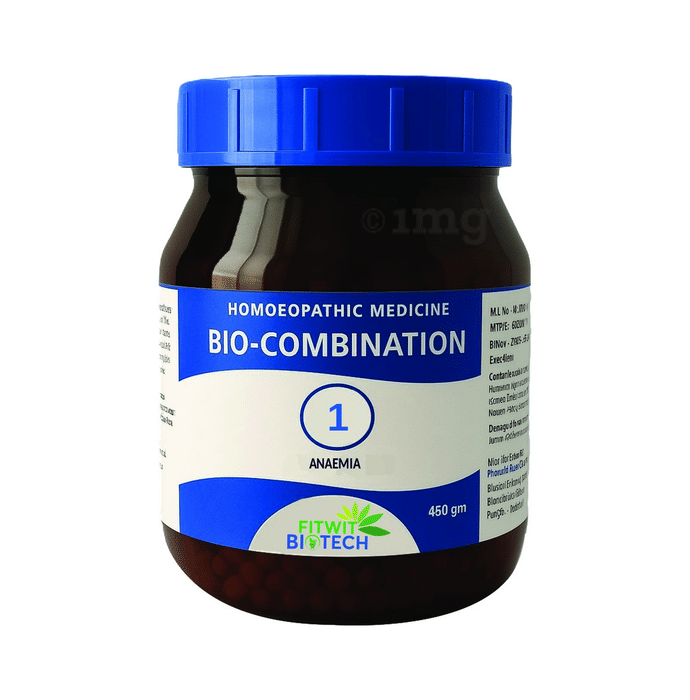 Fitwit Biotech Bio-Combination 1 Anaemia Tablet: Buy jar of 450.0 gm ...