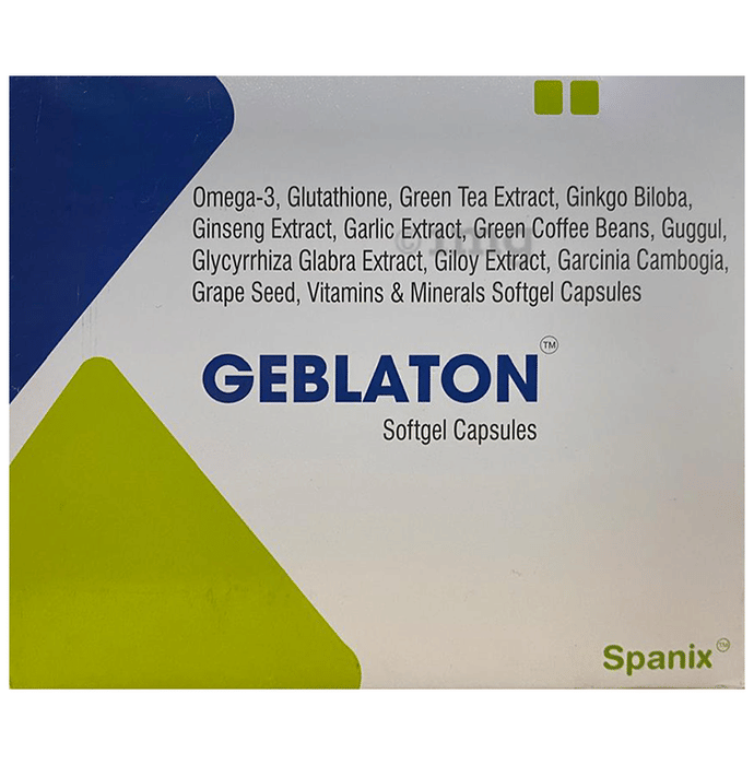 Geblaton Softgel Capsule: Buy strip of 10.0 soft gelatin capsules at ...