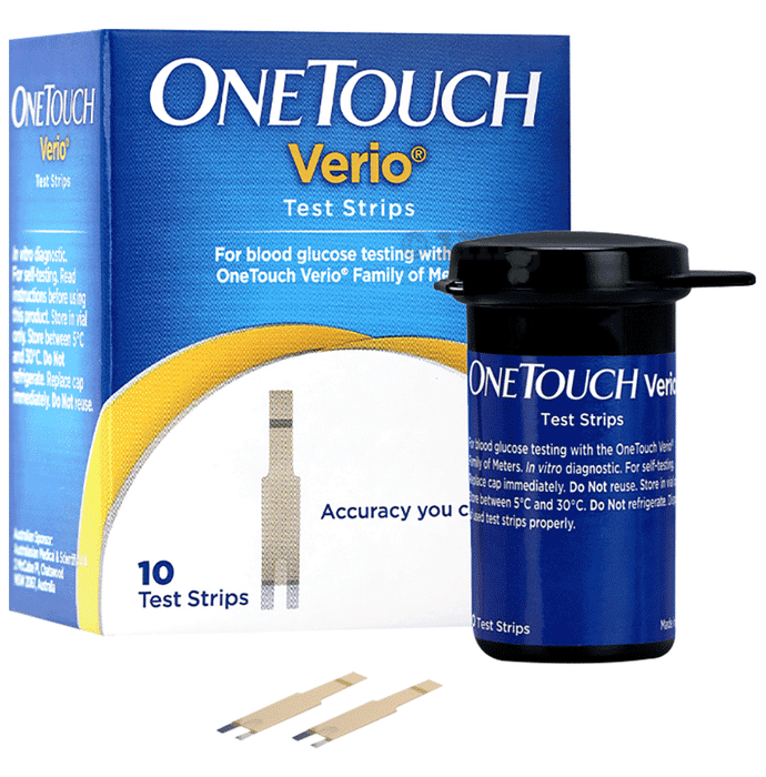 OneTouch Verio Test Strip (Only Strips): Buy box of 10 Test Strips at ...