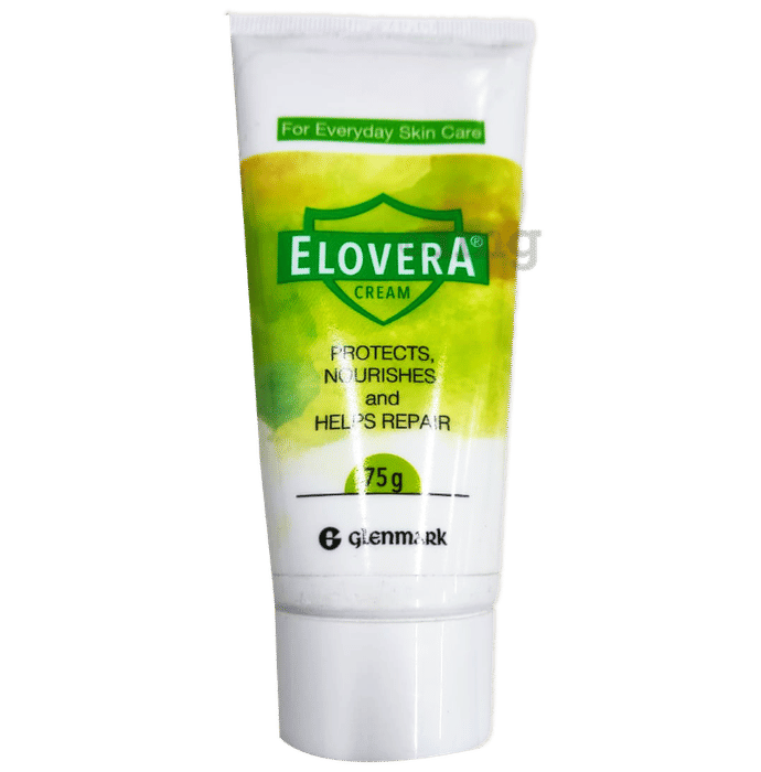 Elovera Daily Moisturising Cream for Dry Skin with Aloe Vera & Vitamin ...