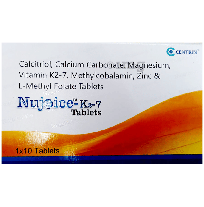 Nujoice-K2-7 Tablet: Buy strip of 10.0 tablets at best price in India | 1mg