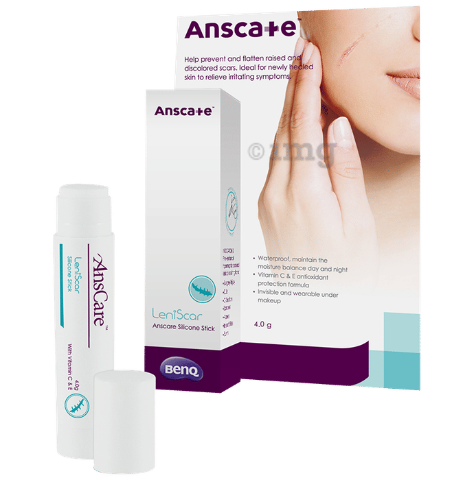 Anscare Leniscar Silicone Stick with Vitamin C & E: Buy bottle of 4.0 ...