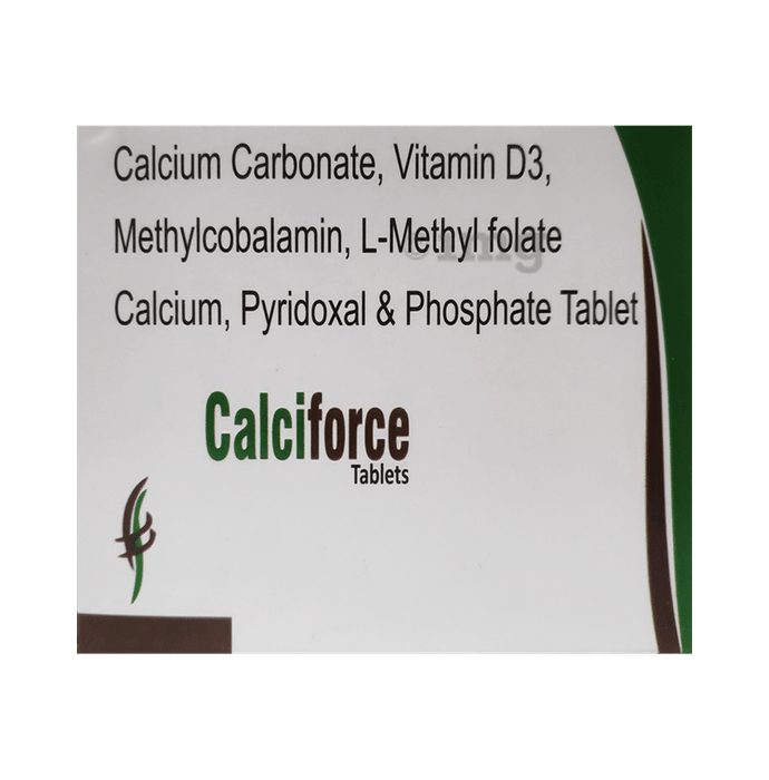Calciforce Tablet: Buy strip of 10 tablets at best price in India | 1mg