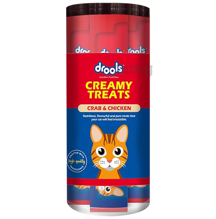 Drools Creamy Treats Crab & Chicken Pet Food: Buy jar of 375.0 gm Pet ...