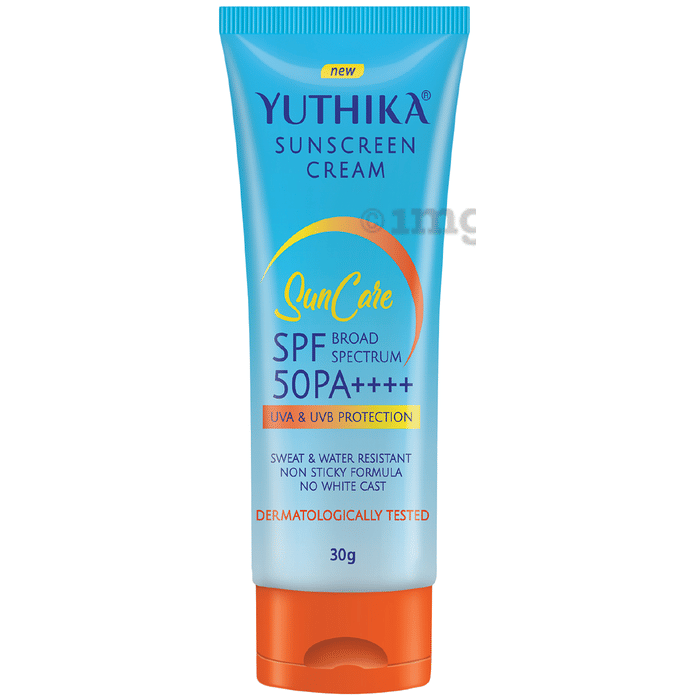 Yutika Sunscreen Cream Suncare SPF 50++++: Buy tube of 30.0 gm Cream at ...