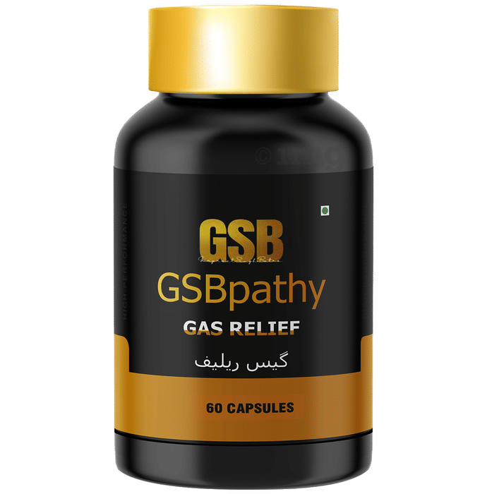 GSB Pathy Gas Relief Capsule: Buy bottle of 60.0 capsules at best price ...