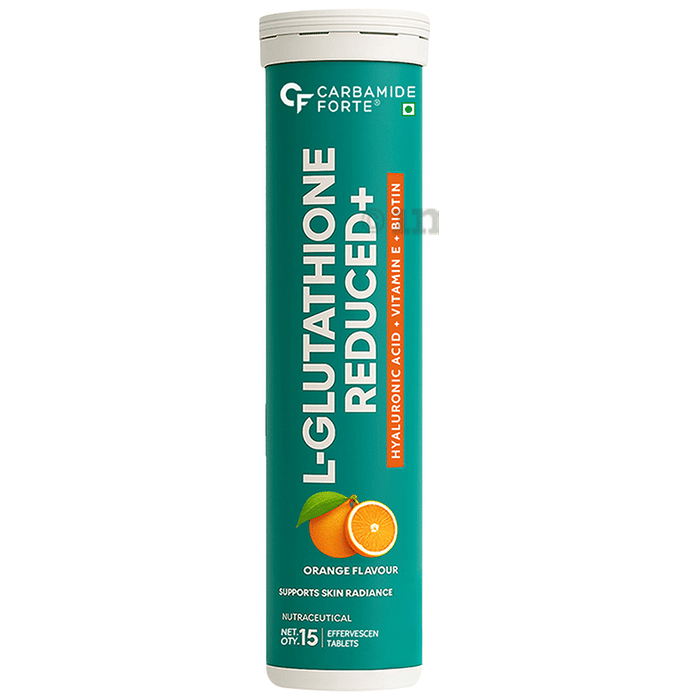 Carbamide Forte L-Glutathione Reduced+ Effervescent Tablet Orange: Buy ...