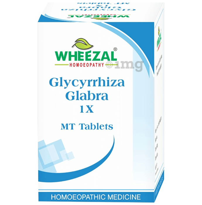 Wheezal Glycyrrhiza Glabra 1X MT Tablet: Buy bottle of 25.0 gm Tablet ...
