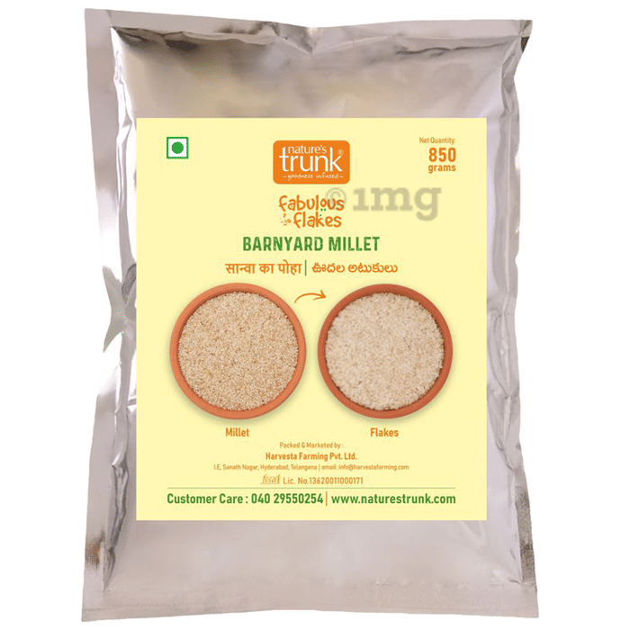 Nature's Trunk Barnyard Millet Flakes Sanva ka Poha: Buy packet of 850. ...