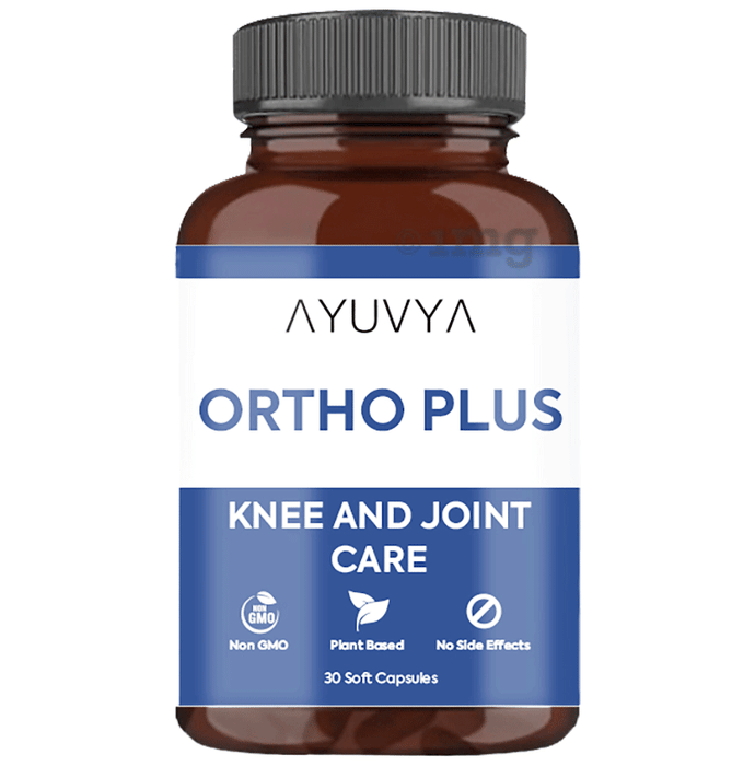 Ayuvya Ortho Plus Ayurvedic Pain Relief Capsule for Knee, Joints ...