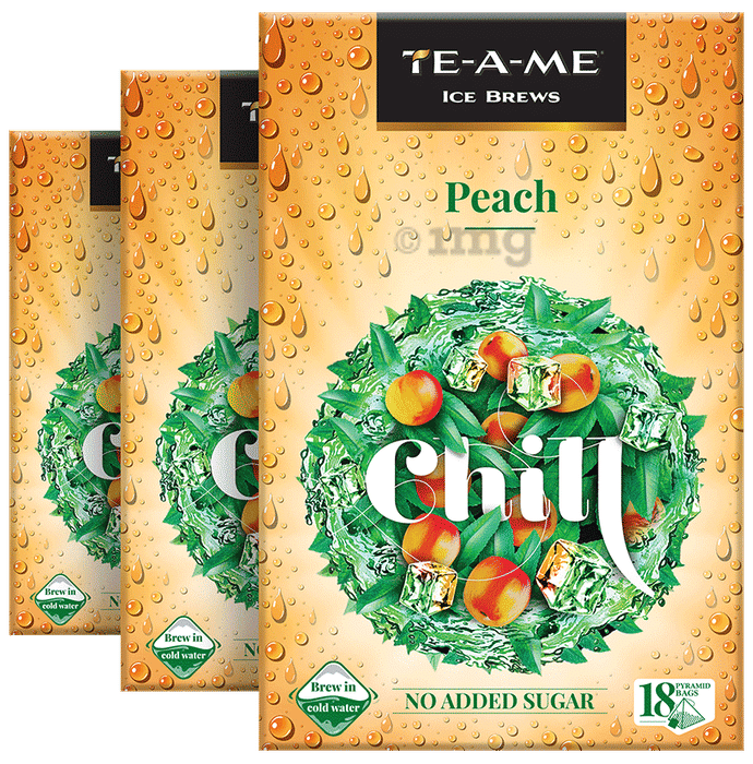 TE-A-ME Peach Ice Tea Bags (18 Each): Buy combo pack of 3.0 Packs at ...