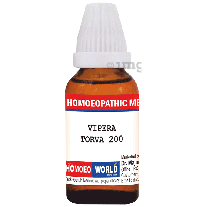 Dr. Majumder Homeo World Vipera Torva Dilution (30ml Each) 200: Buy ...