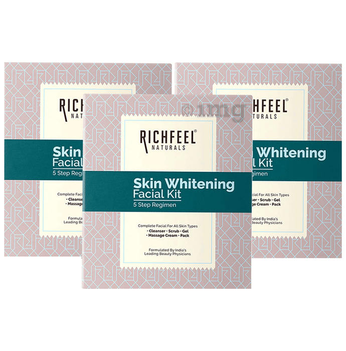 Richfeel Facial Skin Whitening Kit: Buy combo pack of 3.0 boxes at best ...
