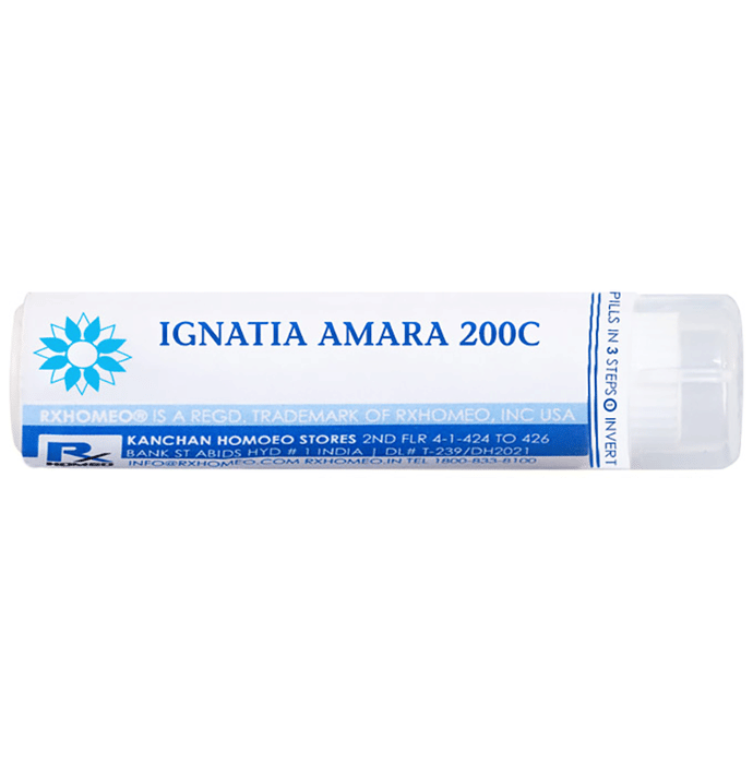 Rxhomeo Ignatia Amara 200C: Buy bottle of 250.0 pellets at 𝗯𝗲𝘀𝘁 𝗽𝗿𝗶𝗰𝗲 ...