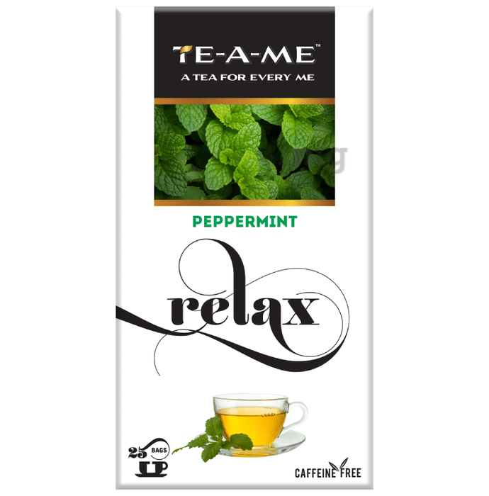 TE-A-ME Relax Peppermint Tea Bag (25 Each): Buy combo pack of 4.0 Packs ...