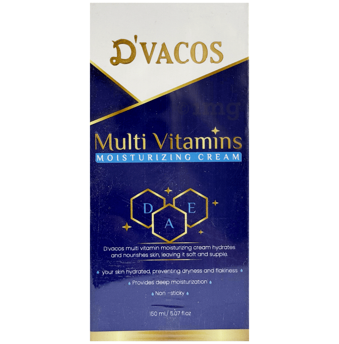 D'Vacos Multi Vitamins Moisturizing Cream: Buy bottle of 150.0 ml Cream ...