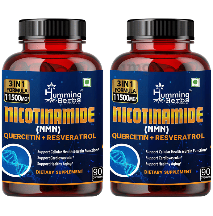 Humming Herbs Nicotinamide Veg Capsule (90 Each): Buy combo pack of 2.0 ...