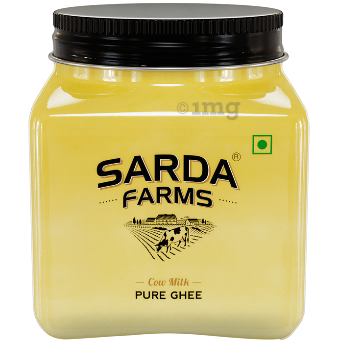 Sarda Farms Pure Cow Ghee | Aromatic, Danedar | Traditionally Prepared ...