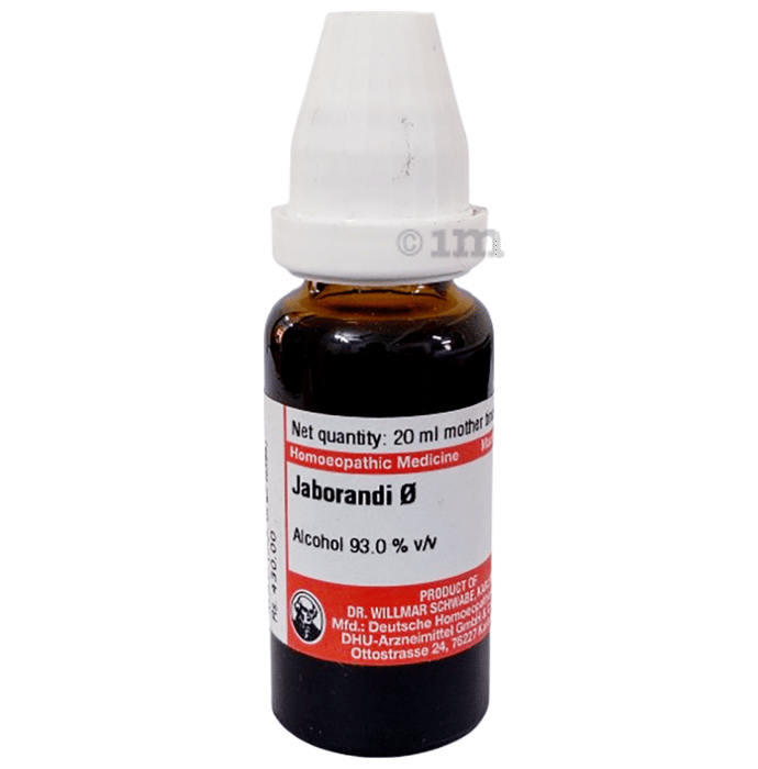 Dr Willmar Schwabe Germany Jaborandi Mother Tincture Q: Buy bottle of ...