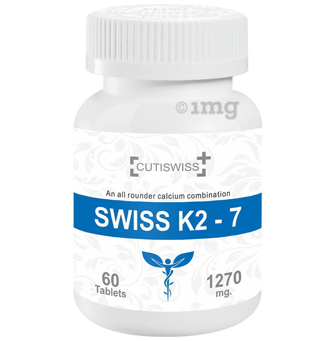 Cutiswiss Swiss K2 7 Tablet: Buy bottle of 60.0 tablets at best price ...
