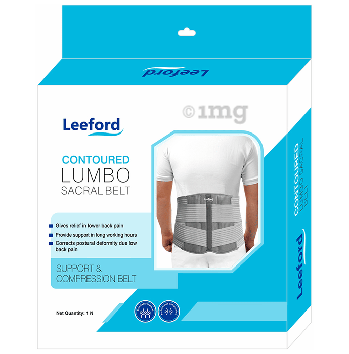 Leeford Contoured Lumbo Sacral Belt XL: Buy box of 1.0 Belt at 𝗯𝗲𝘀𝘁 ...
