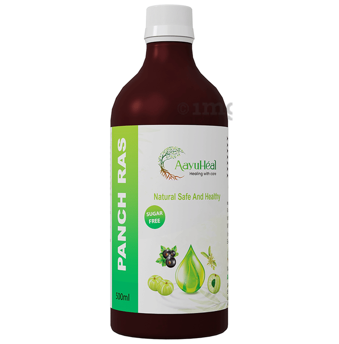 Aayuheal Panch Ras Syrup Sugar Free: Buy bottle of 500.0 ml Syrup at ...