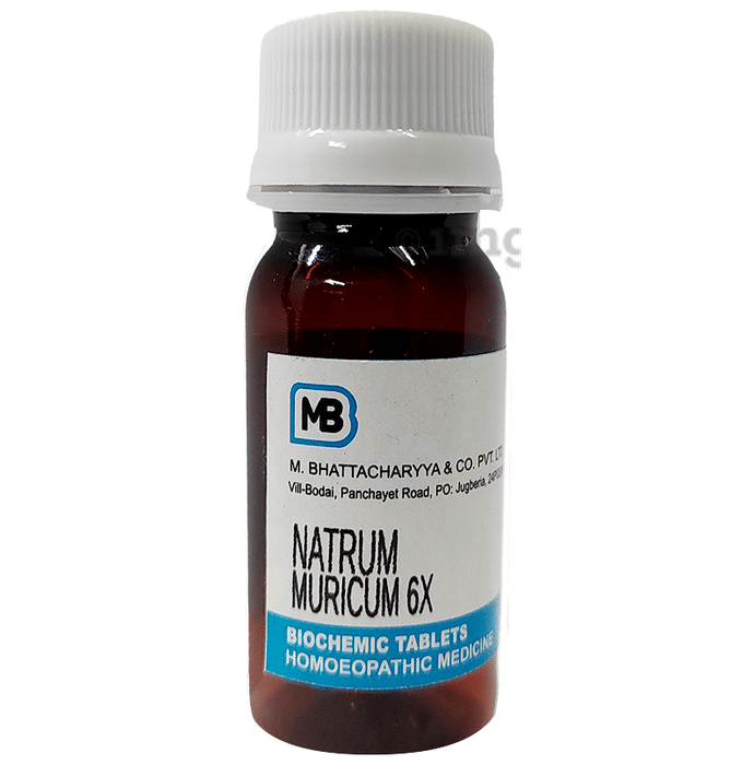 MB Natrum Muricum Tablet 6X: Buy bottle of 25.0 gm Tablet at 𝗯𝗲𝘀𝘁 𝗽𝗿𝗶𝗰𝗲 ...