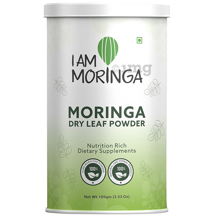 I Am Moringa Dry Leaf Powder: Buy Tin of 100.0 gm Powder at best price ...