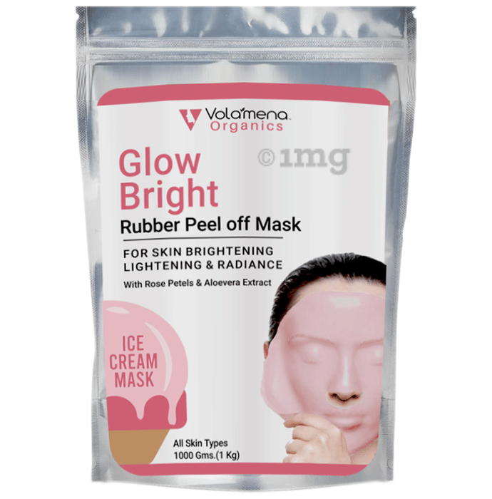 Volamena Organics Rubber Peel off Mask Glow Bright: Buy packet of 1000. ...