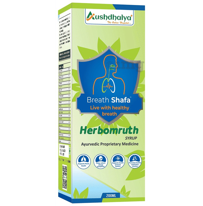 Breath Shafa Herbomruth Syrup: Buy bottle of 200.0 ml Syrup at best ...