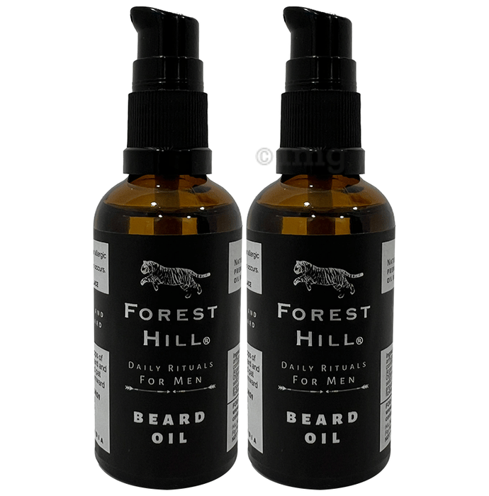 Forest Hill Daily Ritual for Men Beard Oil (50ml Each): Buy combo pack ...