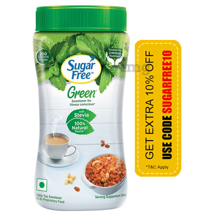 Sugar Free Green Stevia Sweetener Powder: Buy jar of 200.0 gm Powder at ...