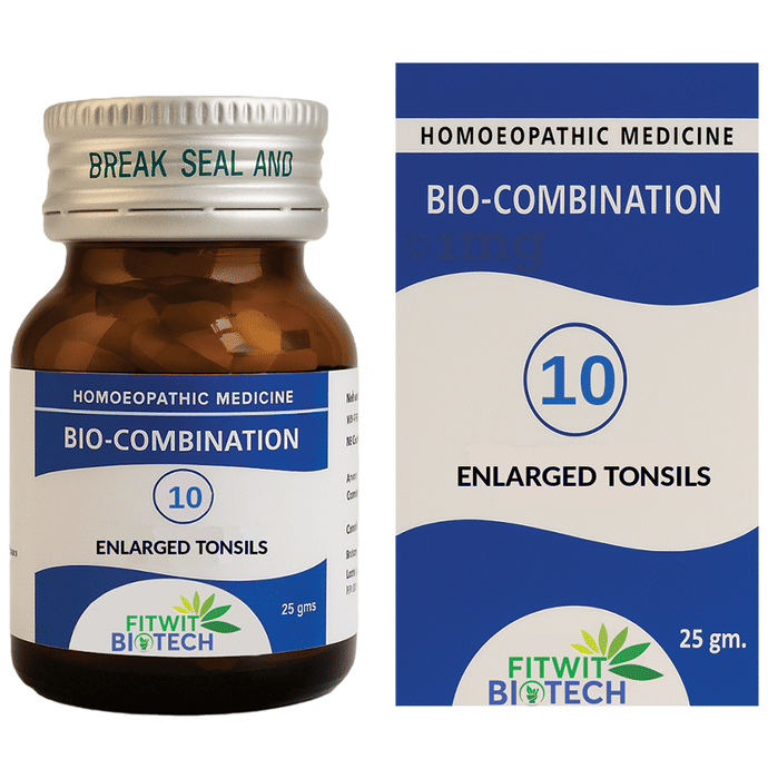 Fitwit Biotech Bio-Combination Enlarged Tonsils 10: Buy bottle of 25.0 ...