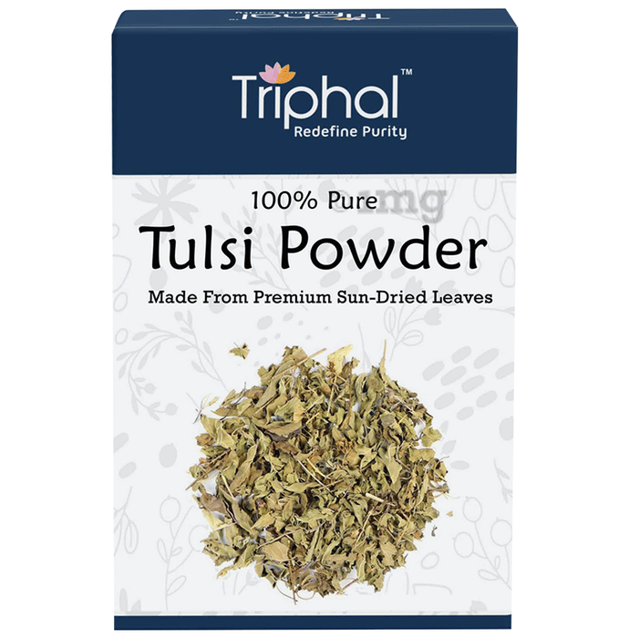 Triphal Dry Tulsi Leaves or Basil Leaves Powder: Buy box of 800.0 gm ...