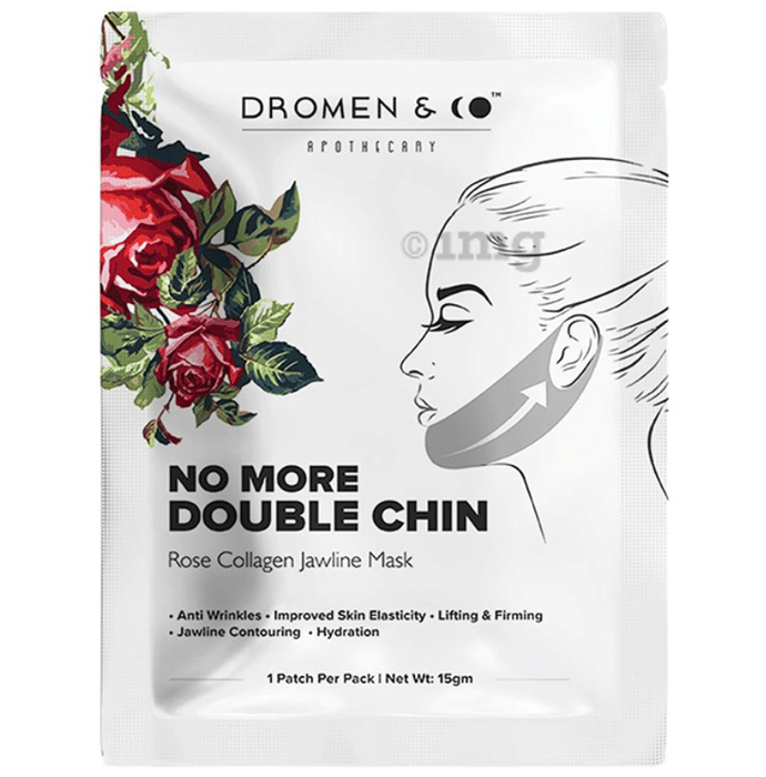 Dromen & Co Rose Collagen Jawline Mask: Buy packet of 1.0 Face Mask at ...