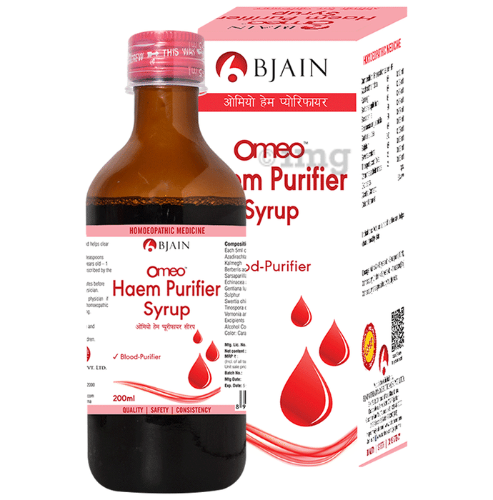 Bjain Omeo Haem Purifier Homeopathic Syrup: Buy bottle of 200.0 ml ...