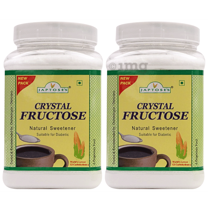 Japtose Crystal Fructose Powder (1kg Each): Buy combo pack of 2.0 ...