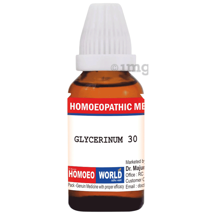 Dr. Majumder Homeo World Glycerinum Dilution (30ml Each) 30: Buy box of ...
