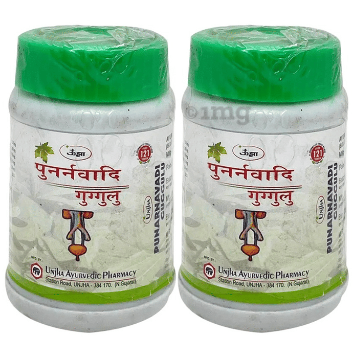 Unjha Punarnavadi Guggulu Tablet (200 Each): Buy combo pack of 2.0 ...