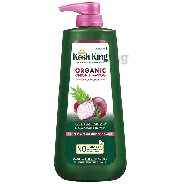 Emami Kesh King Organic Onion Shampoo: Buy pump bottle of 600 ml ...