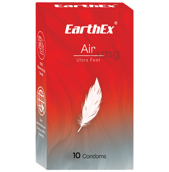 EarthEx Air Ultra Feel Condom: Buy combo pack of 10.0 condoms at best ...