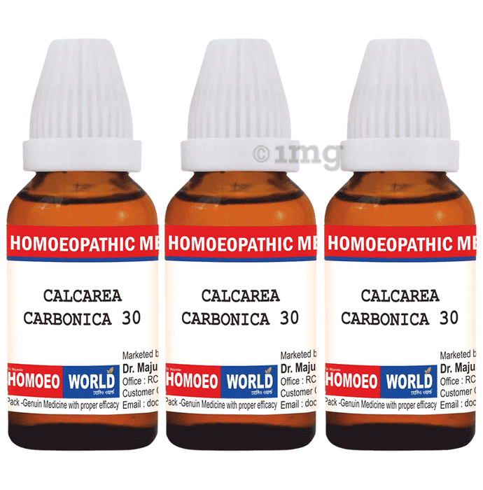 Dr. Majumder Homeo World Calcarea Carbonica Dilution (30ml Each) 30 CH ...